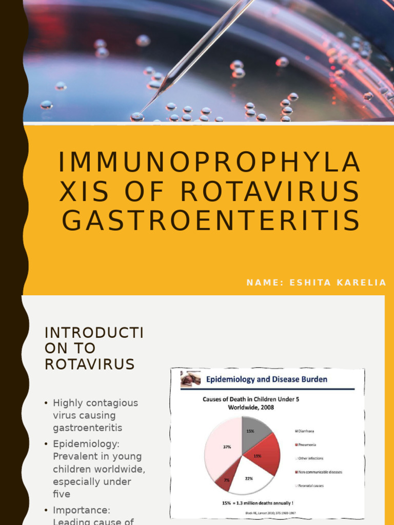 Immunoprophylaxis of Rotavirus Gastroenteritis by Eshita Karelia | PDF | Medical Specialties ...