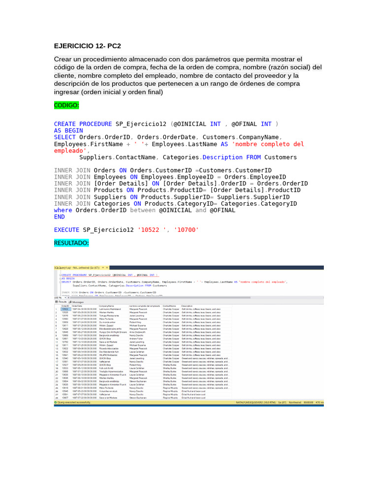 Ejercicio12 PC2 | PDF