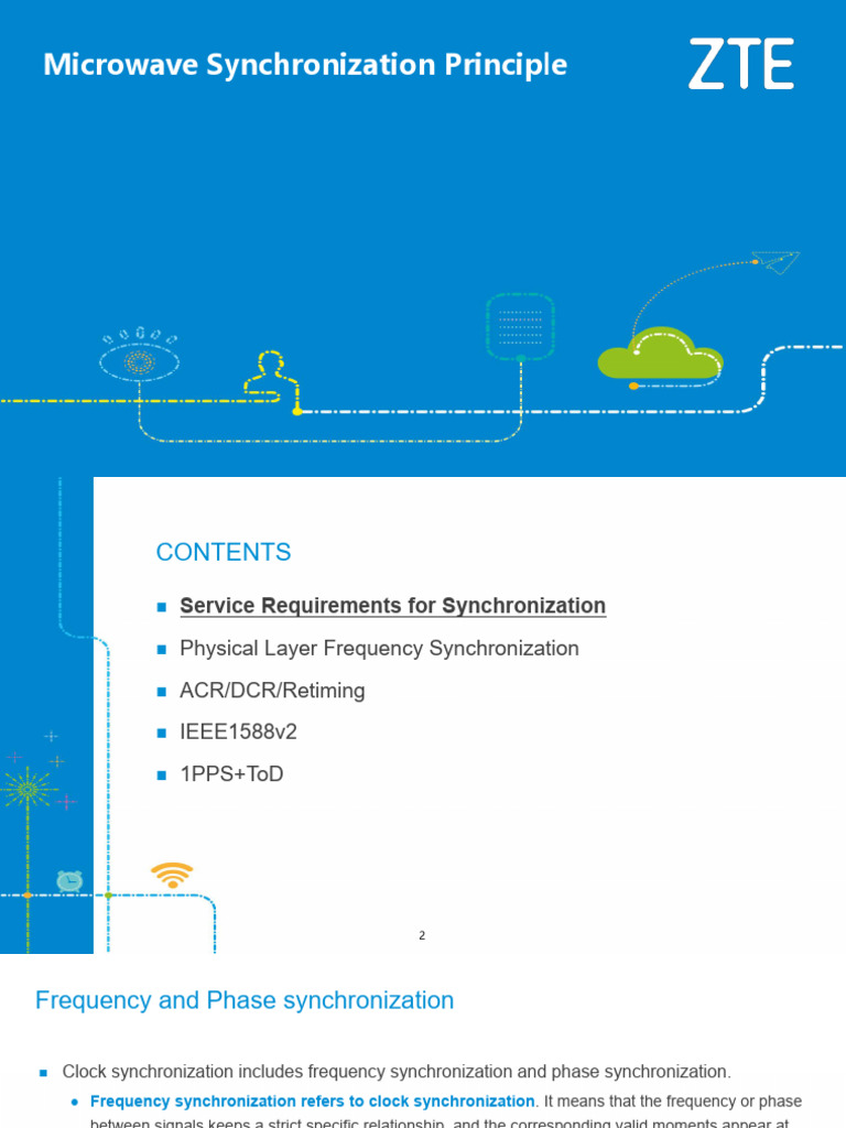 10-MW_ST2004_E03_1 Microwave Synchronization Principle 37P | PDF ...