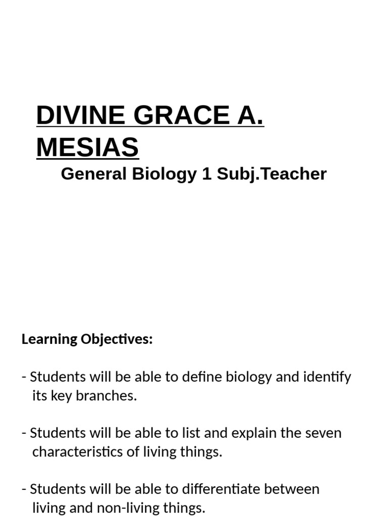 Intro to Biology | PDF | Human Body | Biology