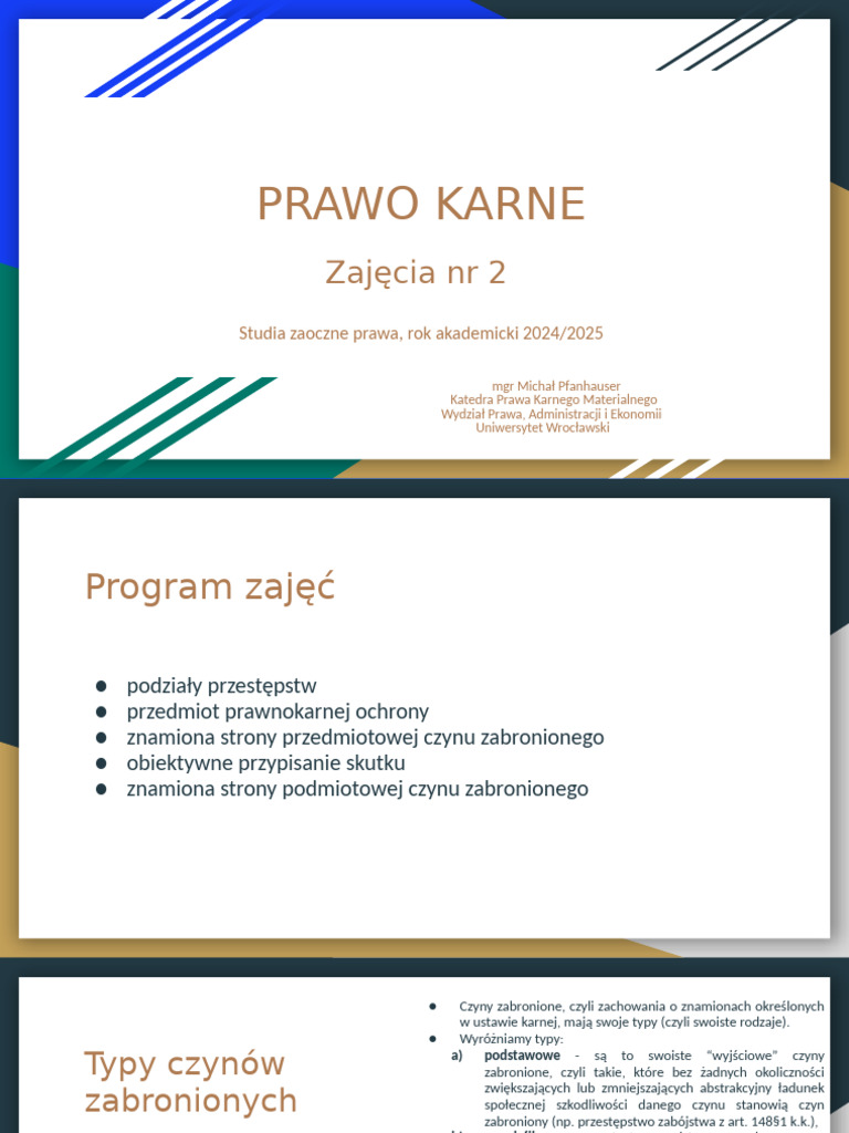 Prawo Karne PR 2 | PDF