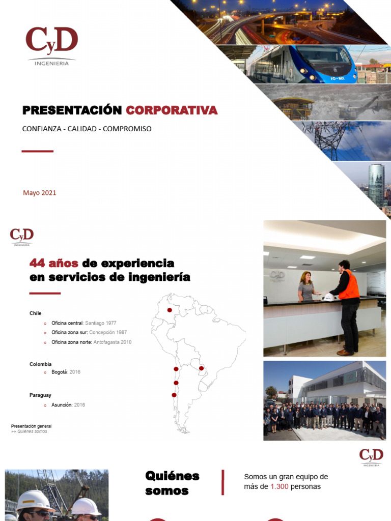 CyD Presentacion Corporativa | PDF | Minería | Planificación
