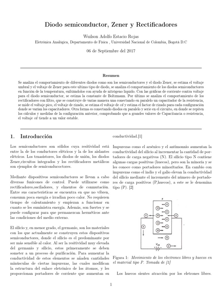 Diodo SemiConductor, Zener & Rectificadores | PDF | Diodo | Semiconductores