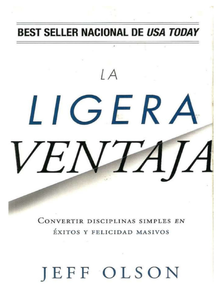 La Ligera Ventaja. Jeff Olson | PDF