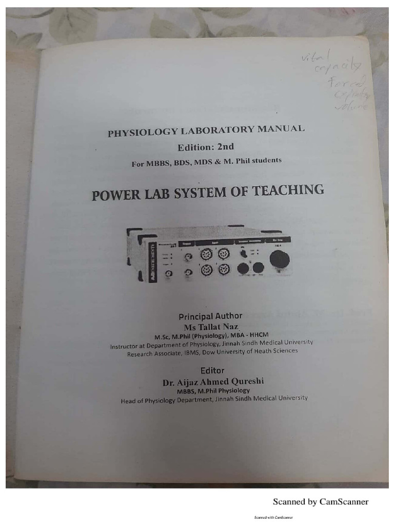 Physio Practical Journal (Compiled by Sahil Kumar) - 1 | PDF