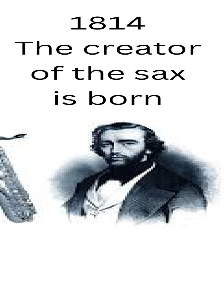 Tenor Sax Timeline | PDF