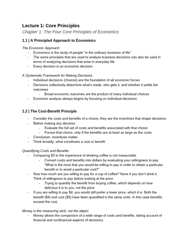 Microeconomics Part 1 - Foundations | PDF | Supply (Economics) | Demand