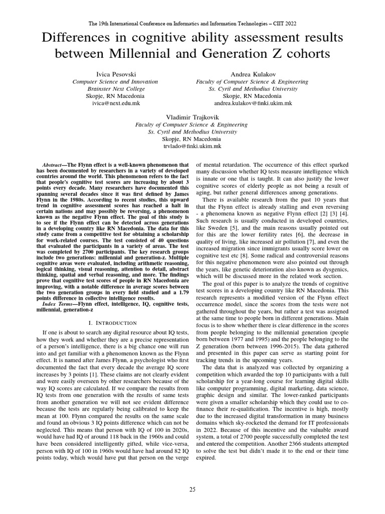 CIIT_2022_5 | PDF | Intelligence Quotient | Intelligence