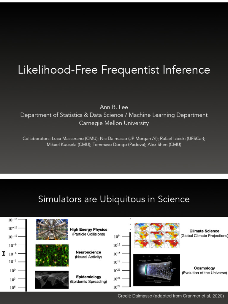 Likelihood-Free Frequentist Inference Techniques | PDF | Statistical Inference | Methodology