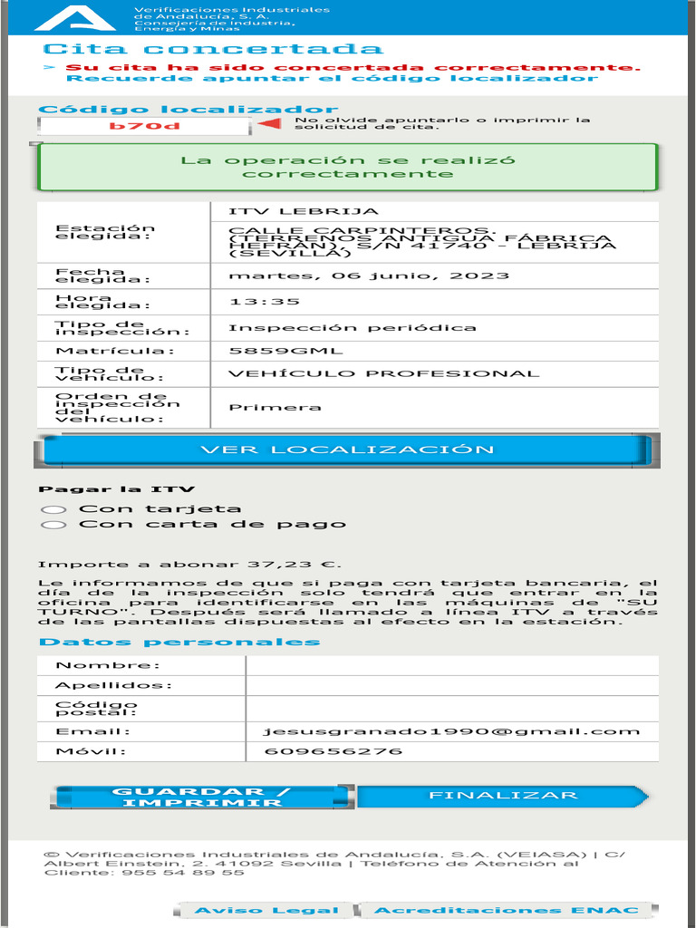 ITV VEIASA --- | PDF