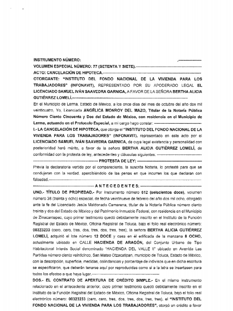 Exp 252-24 Proyecto Bertha Alicia Lomeli | PDF