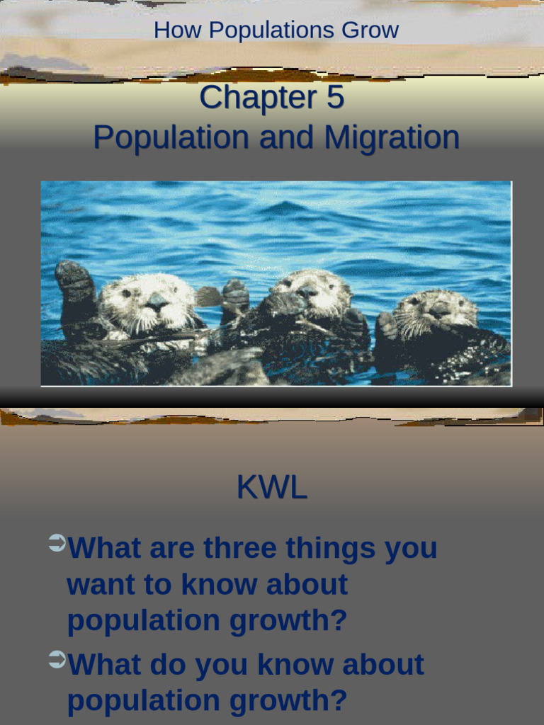Population and Migration | PDF | Logistic Function | Human Migration