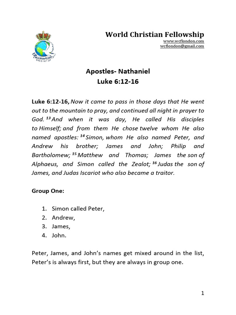 Nathaniel-the-Apostle | PDF | Jesus | Gospel Of John