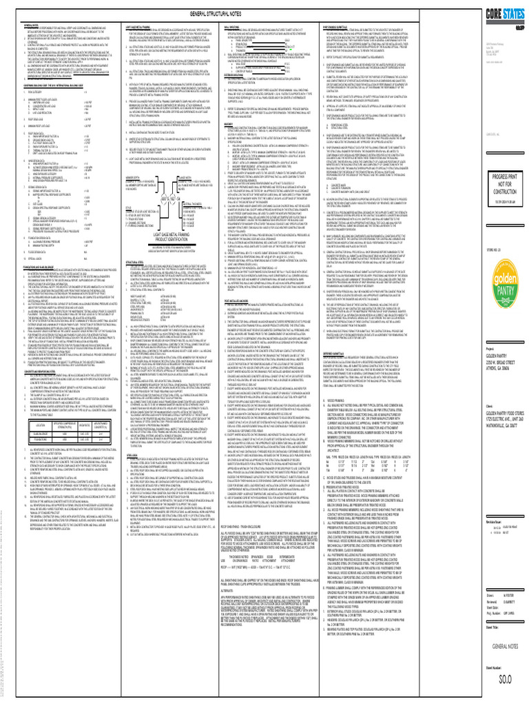06.Structural.plans | PDF | Concrete | Masonry