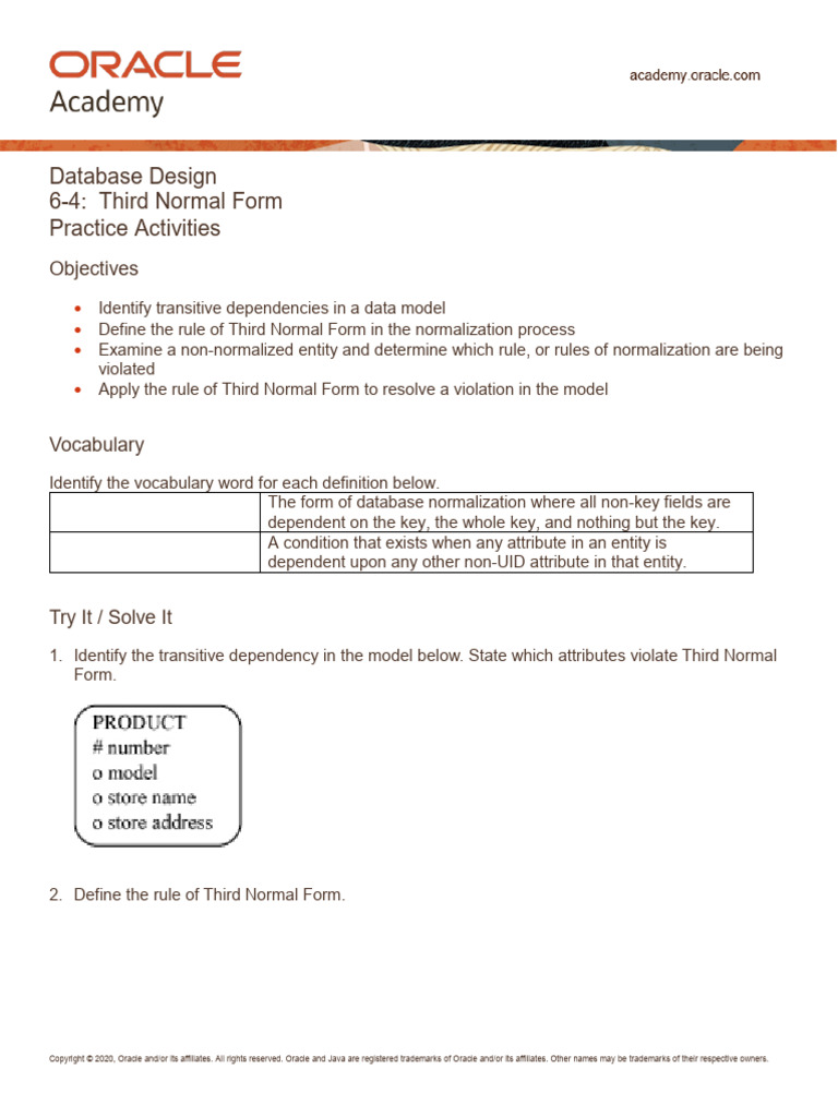 DD_6_4_Practice | PDF | Data Management | Information Technology Management