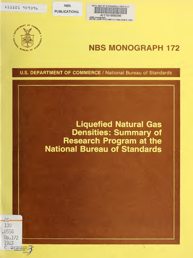 Lng Density - Nbs 1983 | PDF | Density | Engineering