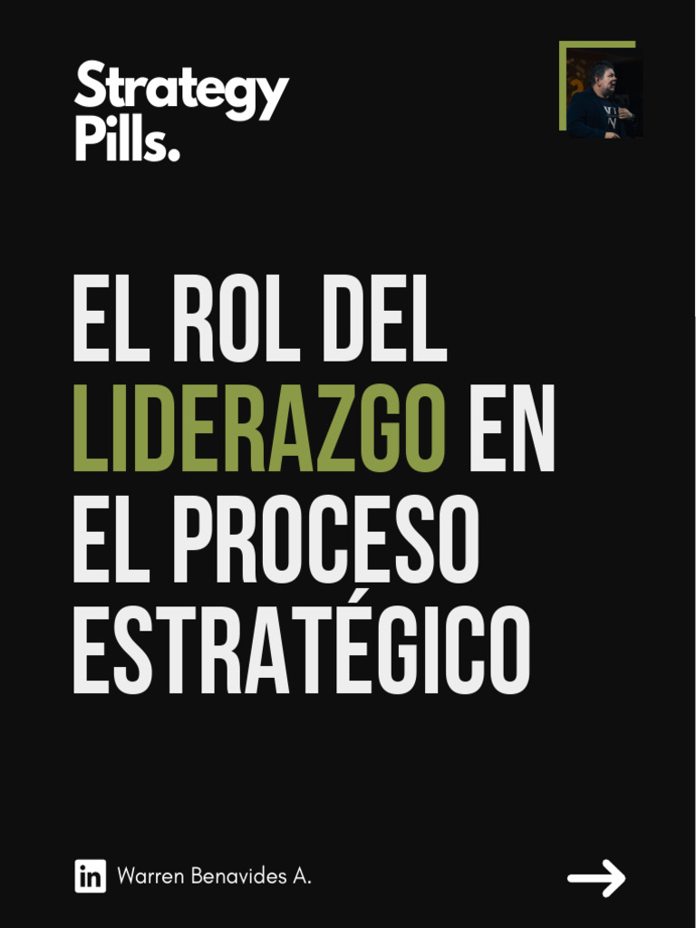 El Rol Del Liderazgo en El Proceso Estratégico - Strategy Pills | PDF ...