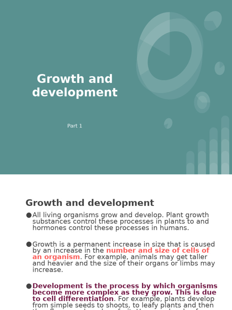 Growth and Development | PDF | Plant Stem | Seed