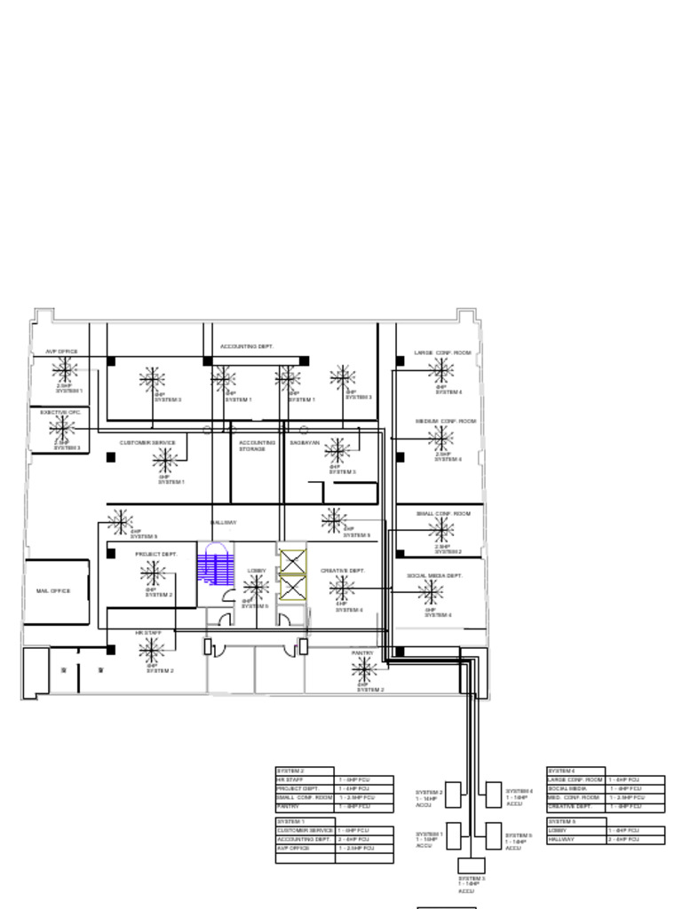 3rd Floor New ACU Pipe Layout | PDF