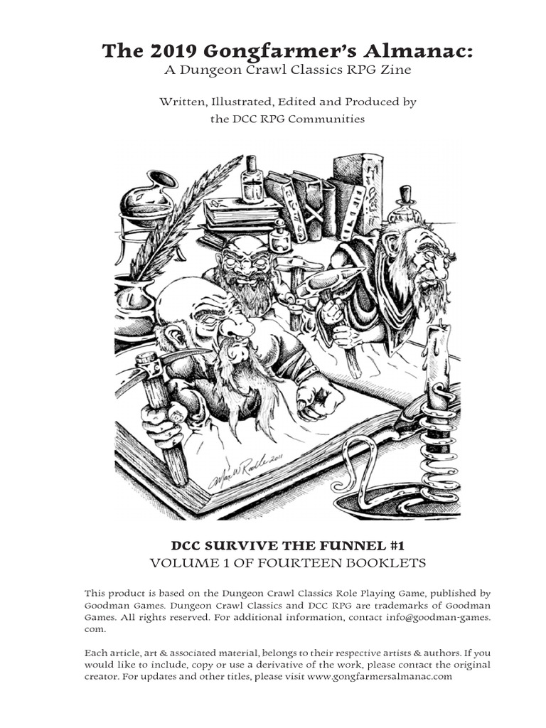 The Gongfarmer's Almanac 2019 | PDF