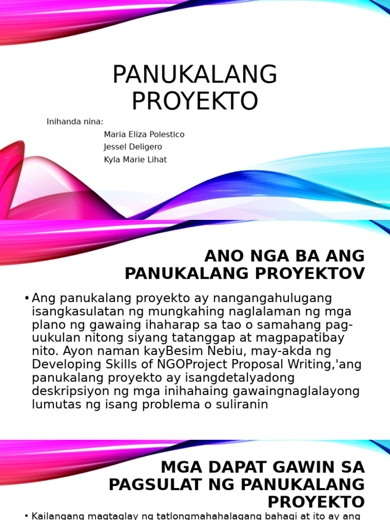 Panukalang-proyekto | PDF