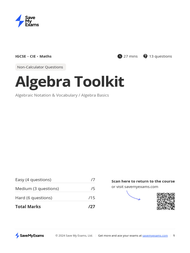 algebra-toolkit-Waq | PDF | Mathematics | Algebra