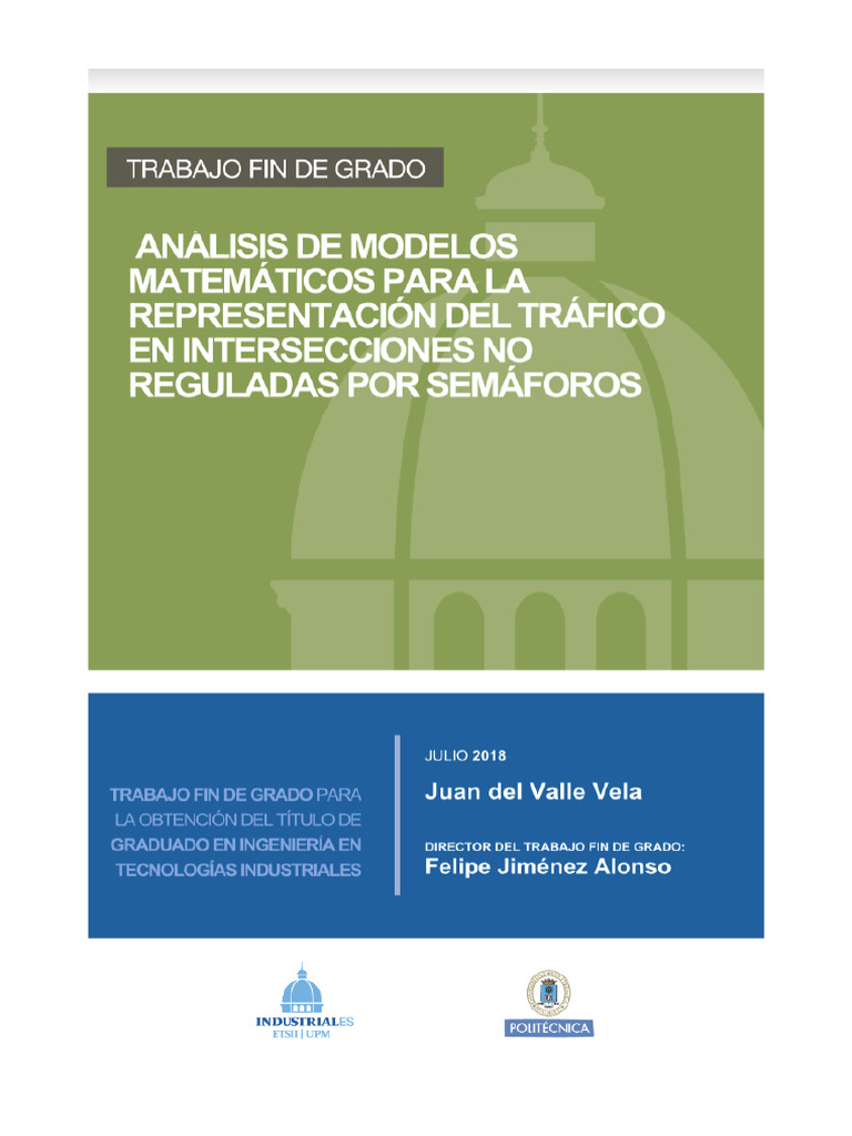 TFG_JUAN_DEL_VALLE_VELA | PDF | Tráfico | Simulación