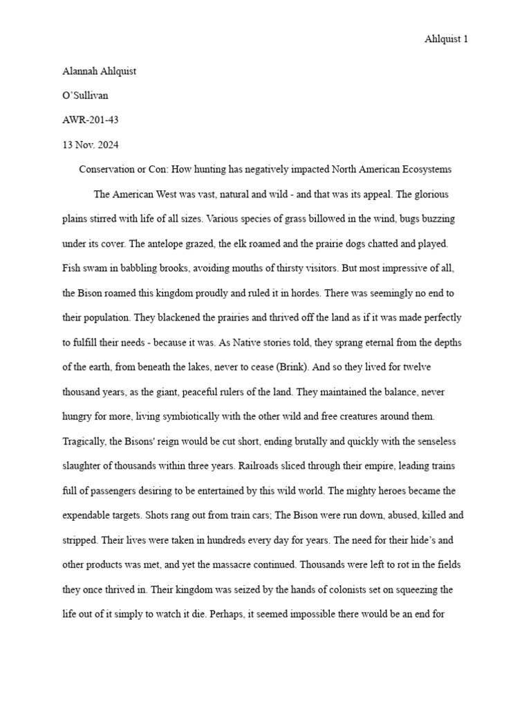 Hunting V (3) - Body Paragraphs | PDF | Hunting | Predation