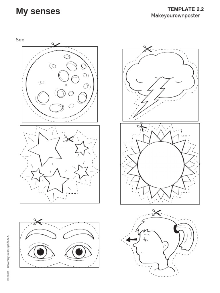 My Senses - Printable Pages | PDF