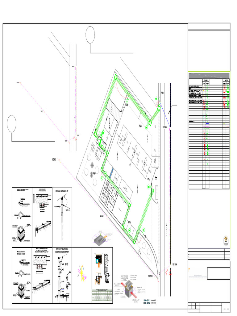 Anexo 3 - Red Existente y Proyectada | PDF | Electricidad | Ingenieria ...