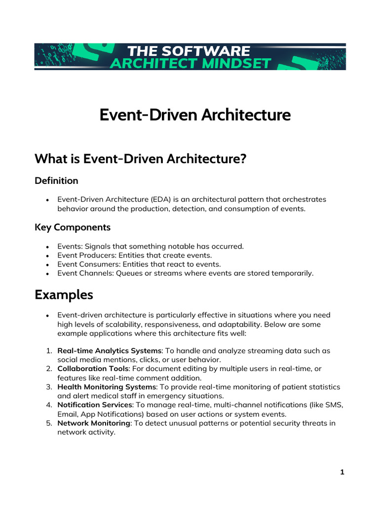 02 03 Event-Driven Architecture | PDF | Scalability | Databases