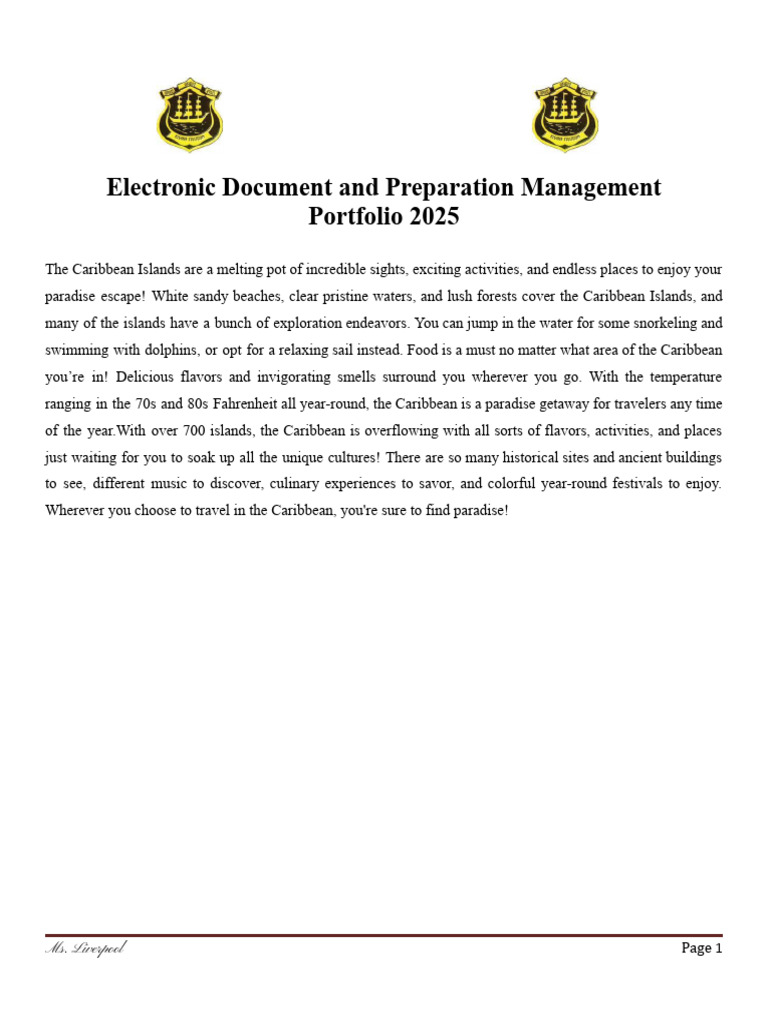 Edpm Porfolio Questions 2025 | PDF