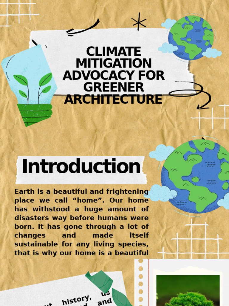 Greener Architecture for Climate Advocacy | PDF | Earth | Natural ...