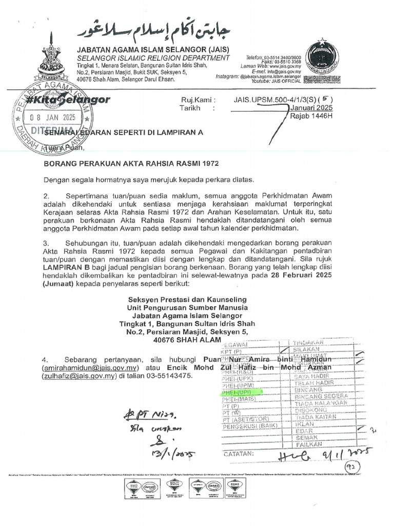 Akta Rahsia Rasmi 1972 | PDF