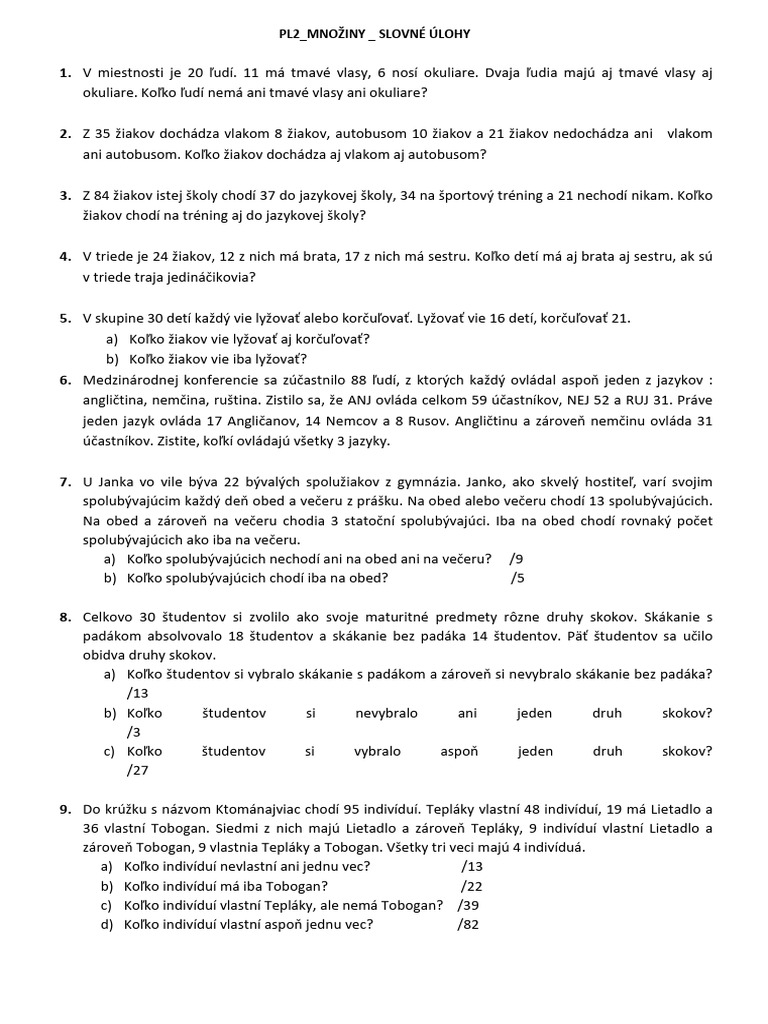 PL2 - Sú - Matika Pre Spolužiakov | PDF