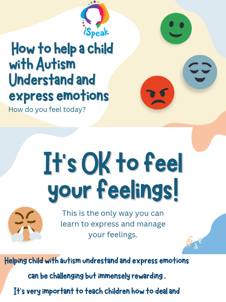 Autism Emotion Expression Guide | PDF | Autism Spectrum | Behavioural ...
