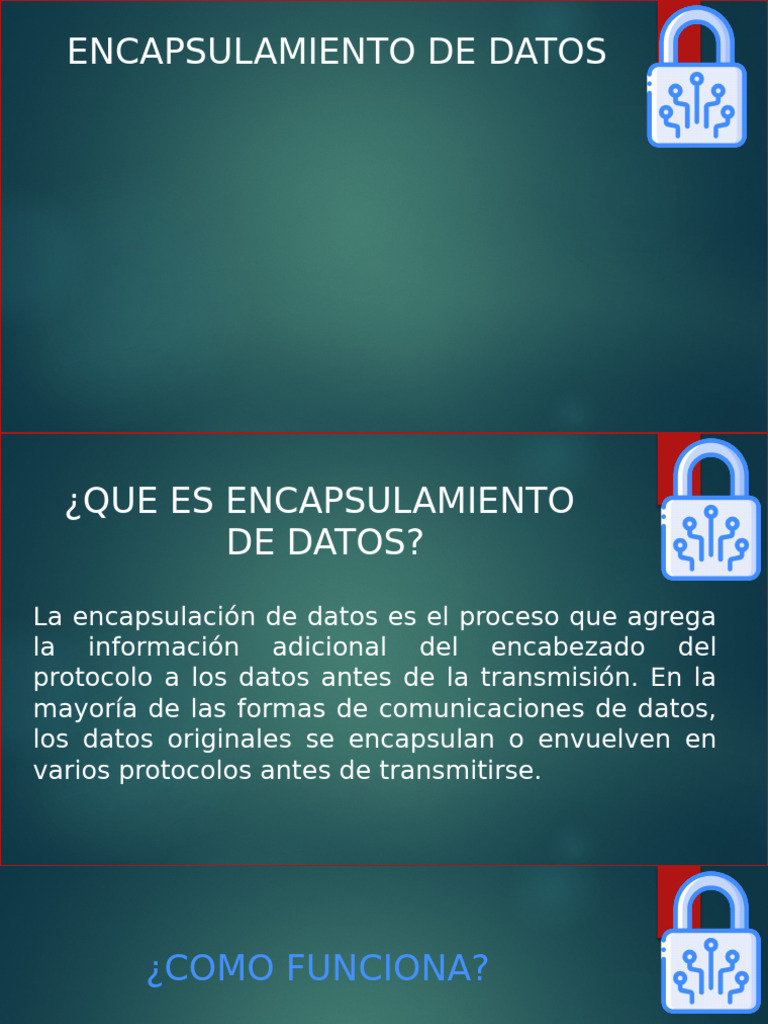 encapsulamiento CORREGIDO | PDF | Red de computadoras | Protocolos de internet