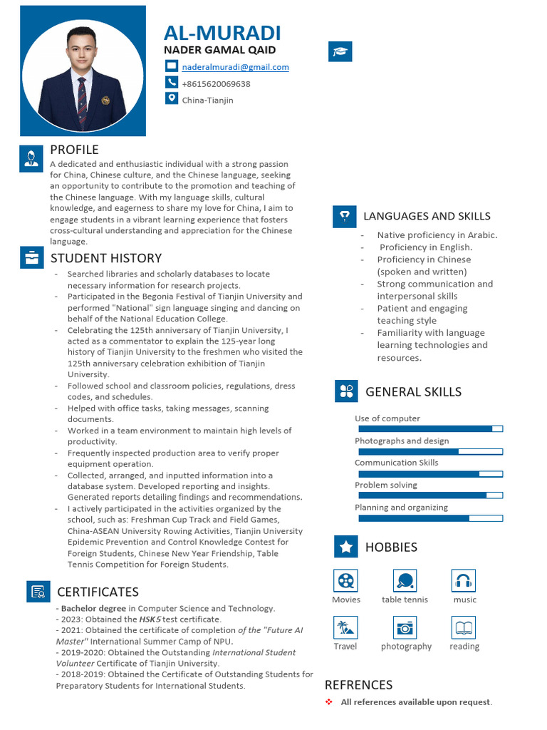 Almuradi CV | PDF | Learning | Human Communication