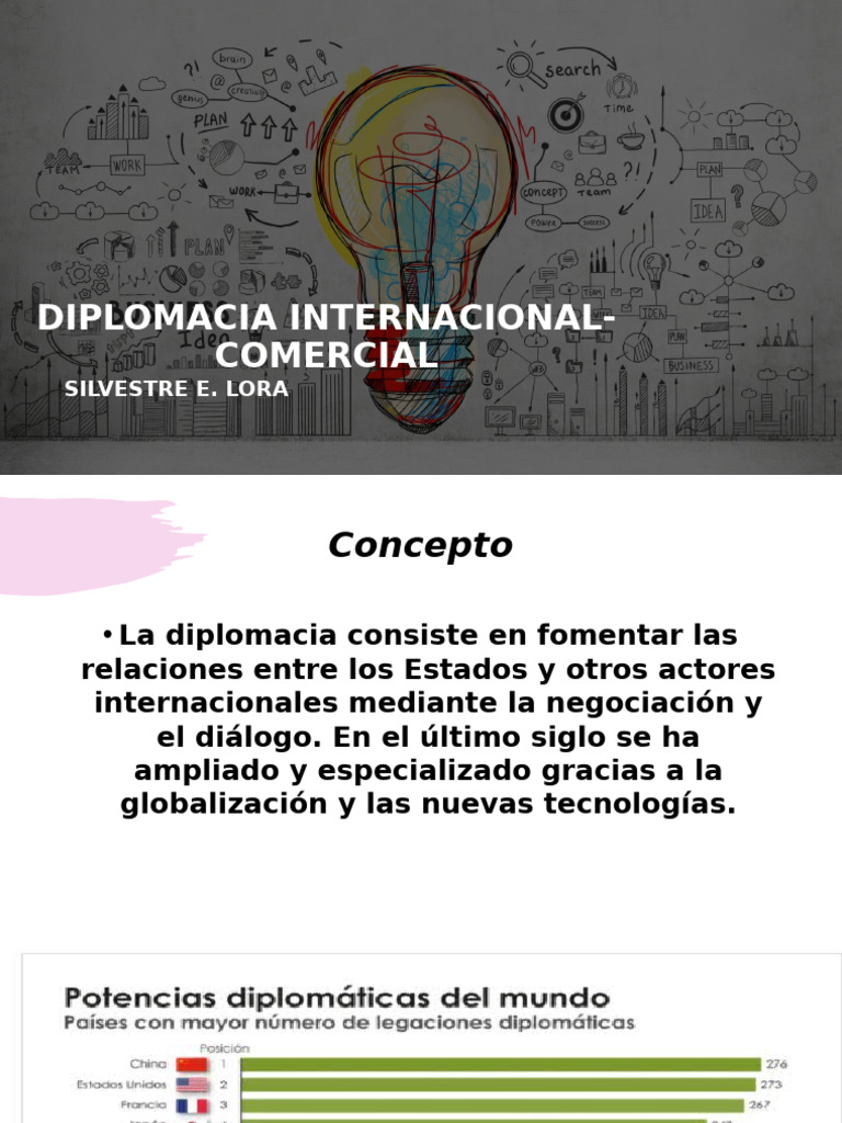 Diplomacia Comercial y Relaciones Internacionales | PDF