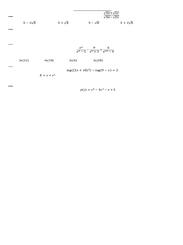 Examen de Aritmética y Álgebra 2024 | PDF