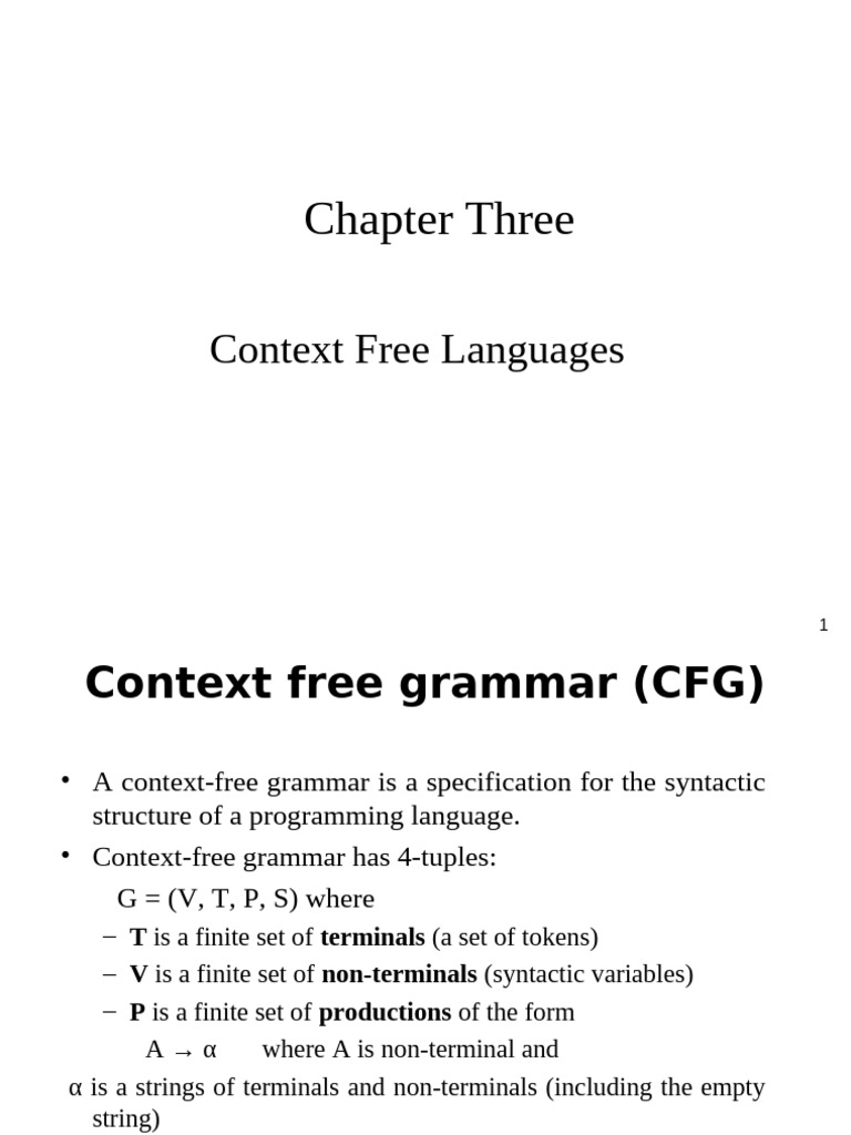 chapter 3 | PDF | Parsing | Syntax