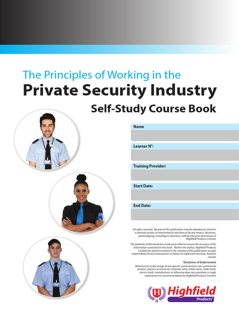 Student Self Study Workbook Aligned | PDF | Fire Safety | Occupational ...