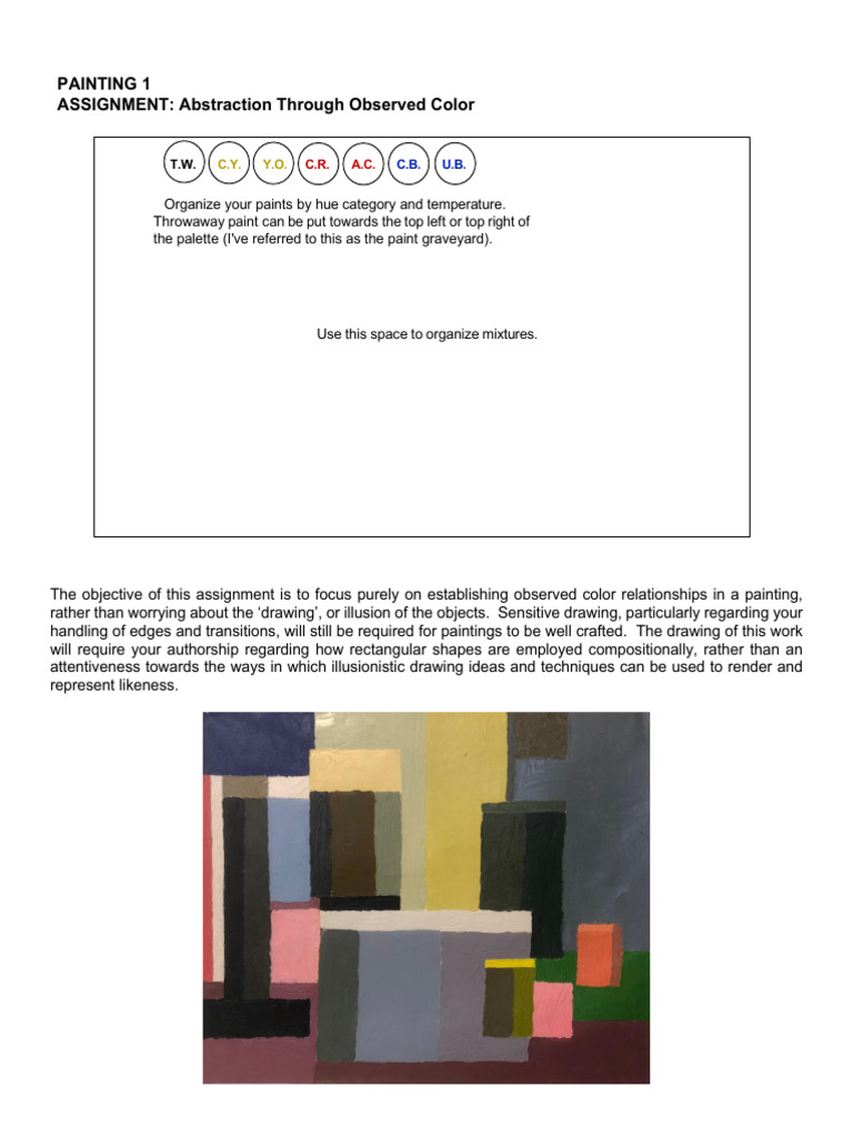 Abstraction Through Observed Color - Guidelines & Examples | PDF ...