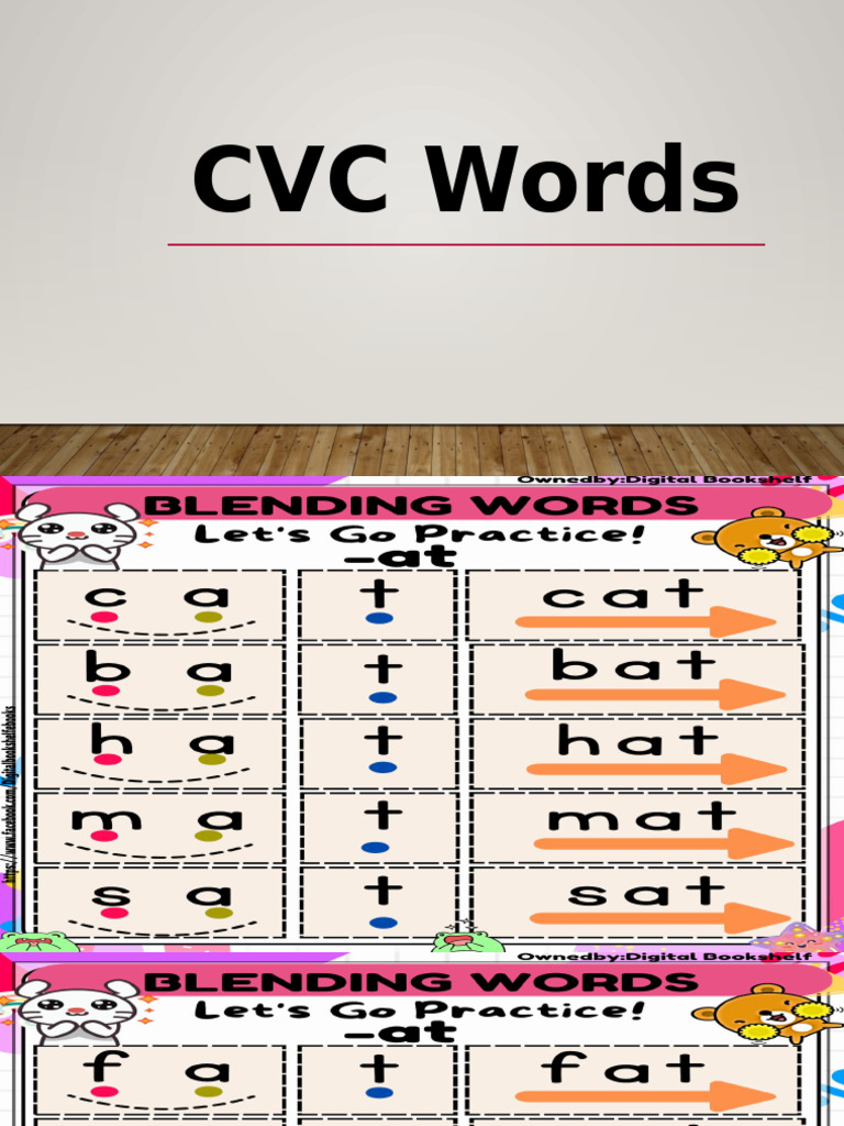 CVC Words | PDF