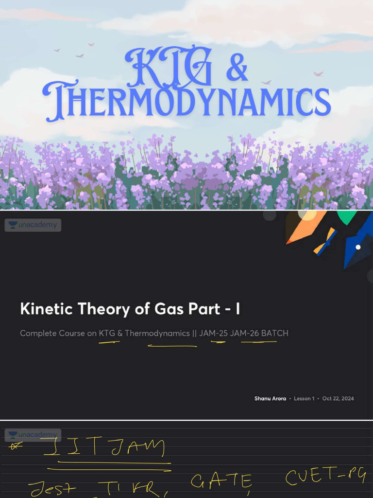 KTG & Thermodynamics | PDF