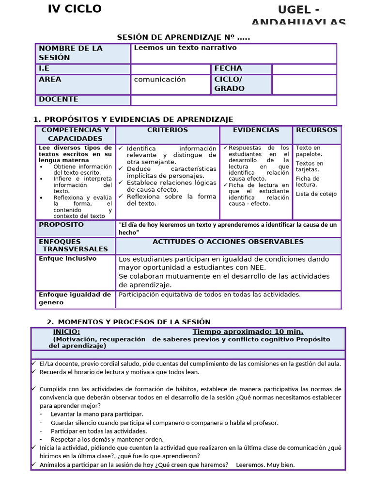 Identificación de Causa y Efecto en Lectura | PDF | Aprendizaje