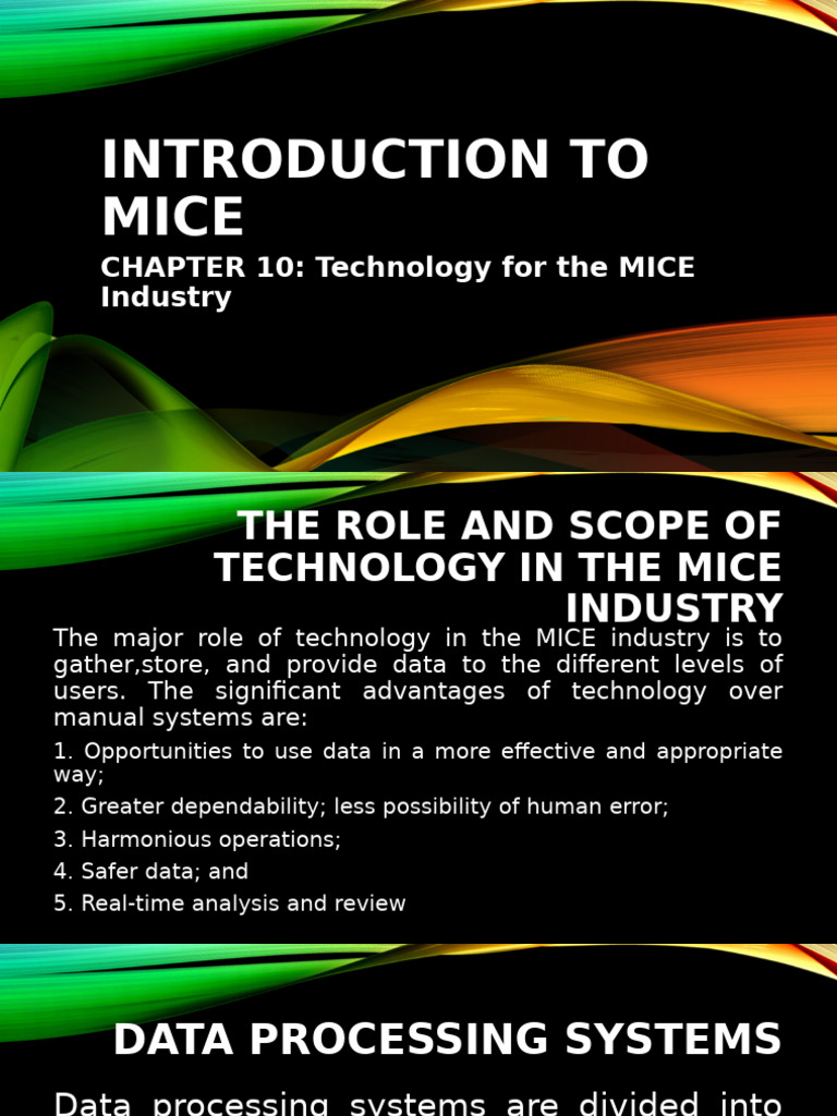 Technology's Impact on the MICE Industry | PDF | Electronic Data ...