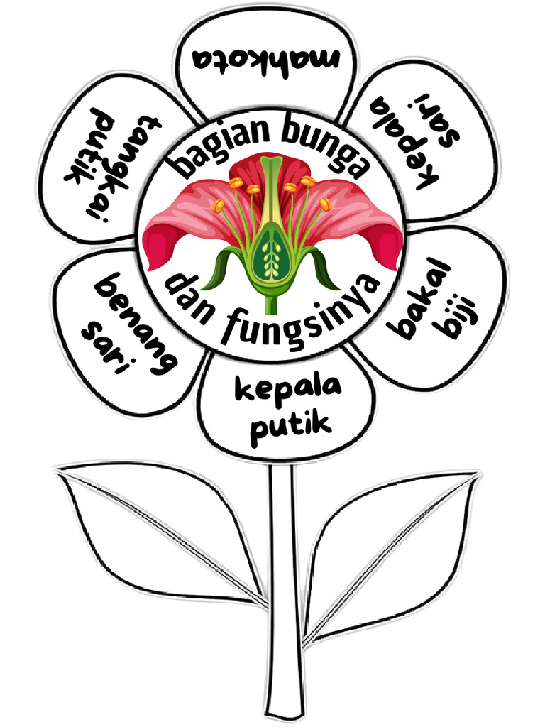 LKPD Bagian-Bagian Bunga | PDF