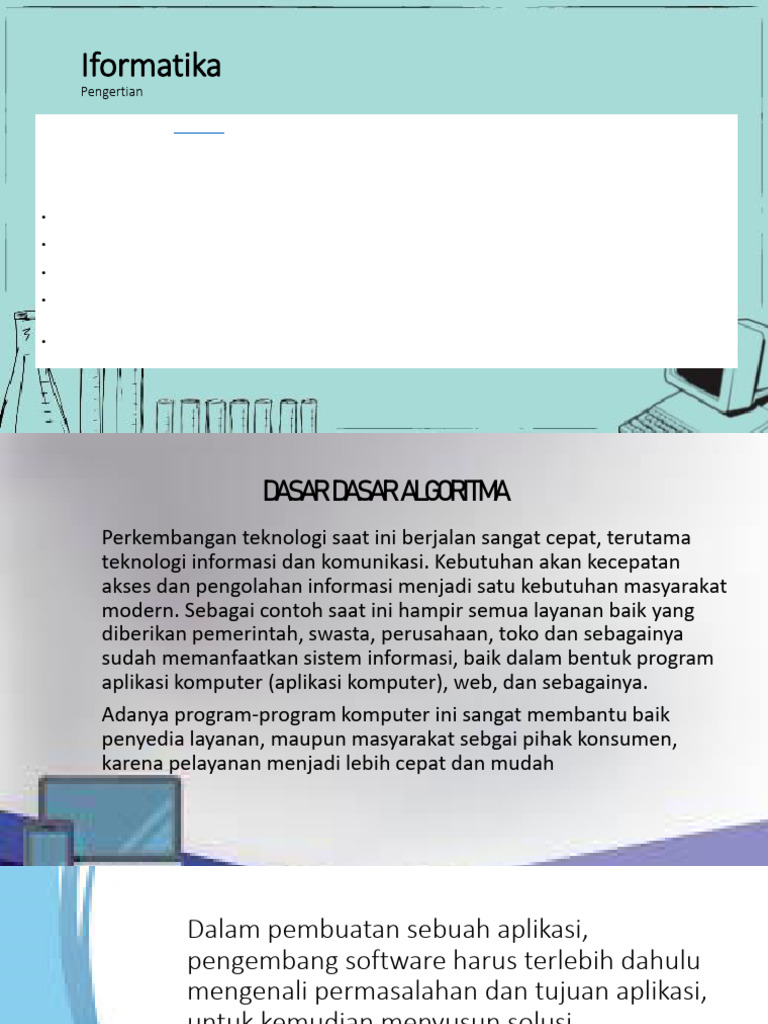 Pengertian dan Struktur Algoritma Informatika | PDF