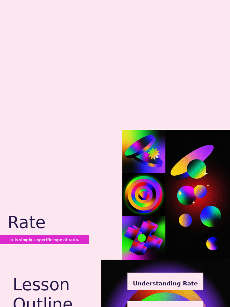 Understanding Rates and Ratios Explained | PDF | Ratio